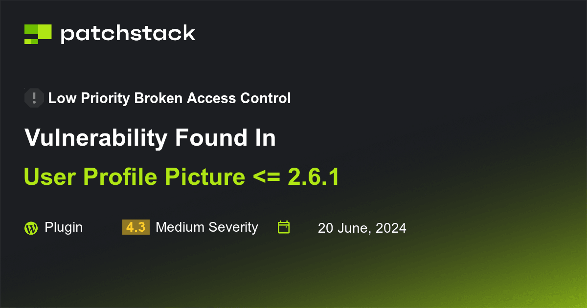 WordPress User Profile Picture plugin